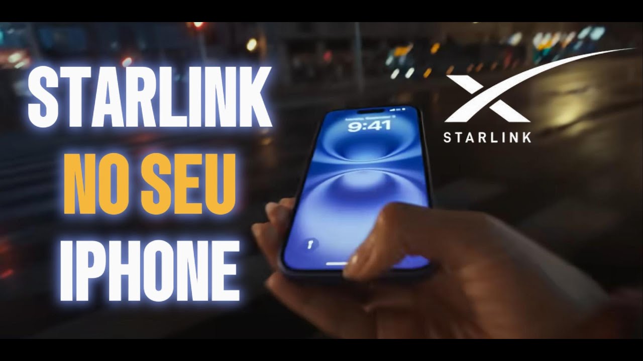 Starlink no iPhone: Revolução da Internet via Satélite Móvel - YouTube