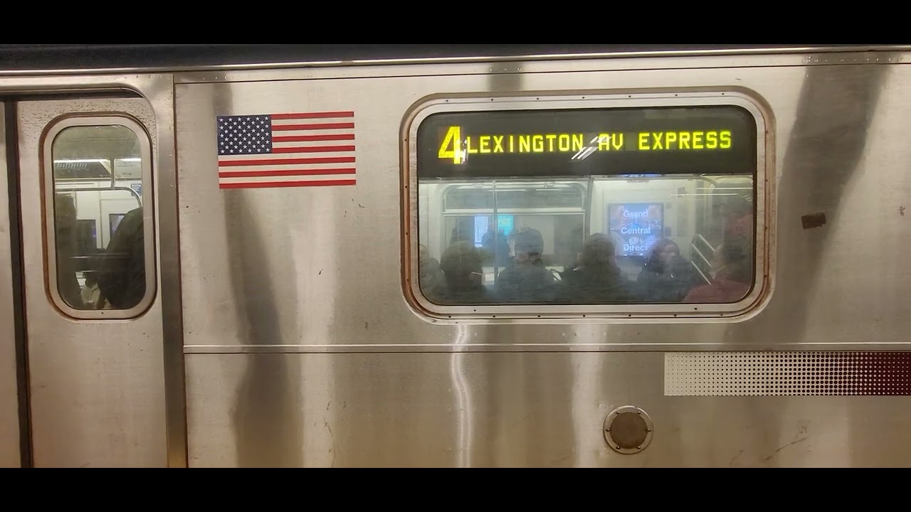 Brooklyn bound R142A 4 train at Fulton St - YouTube