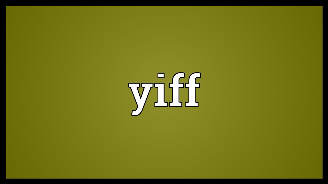 Yiff Meaning - YouTube