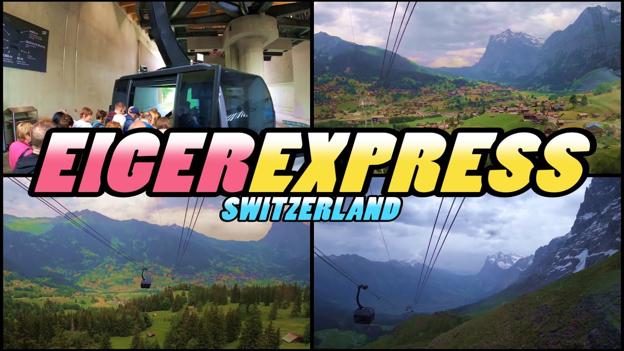 EIGER EXPRESS Cable Car - Jungfraujoch Switzerland (4k) - YouTube