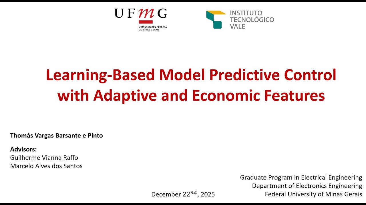 Doctoral Thesis Defense - Learning-Based MPC with Adaptive and Economic ...