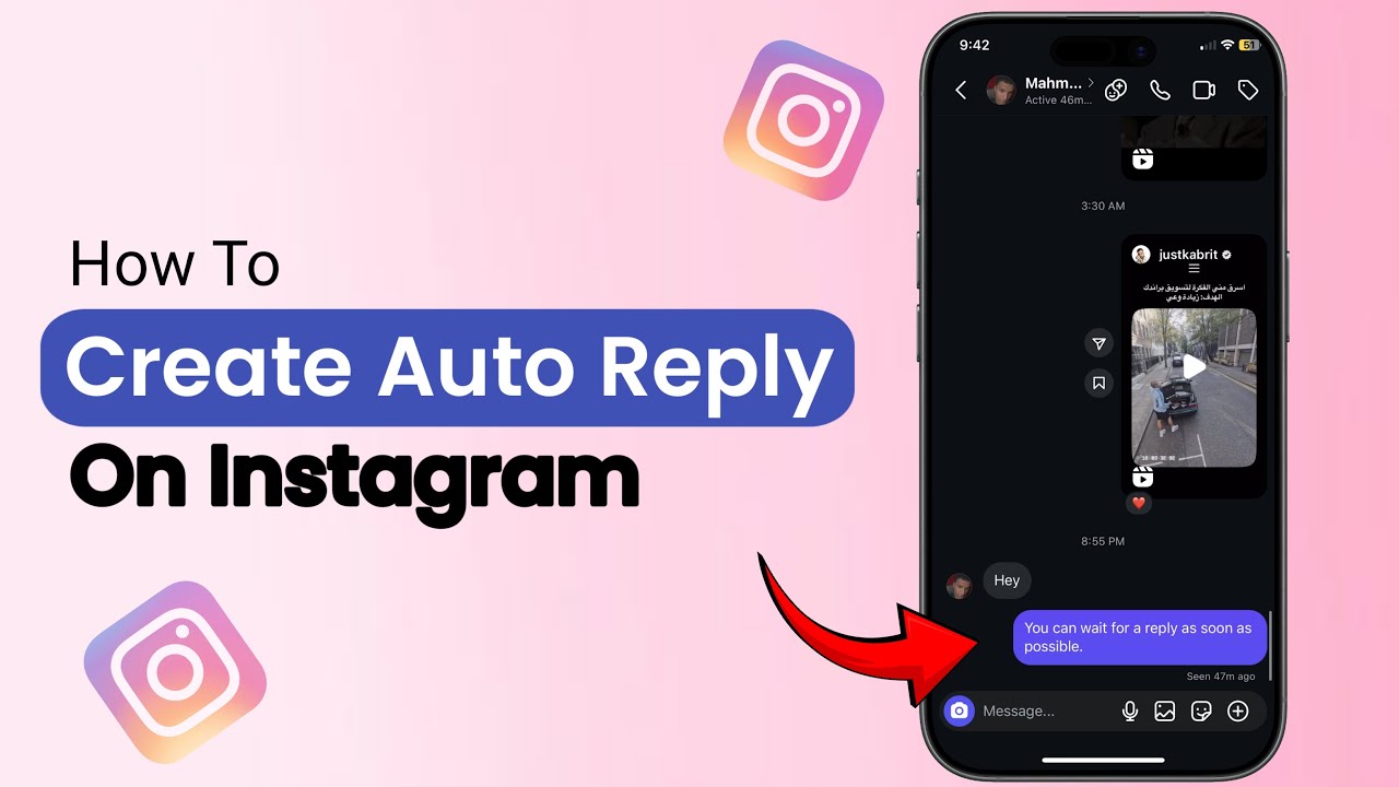 How to create an auto reply on Instagram (2025) - YouTube