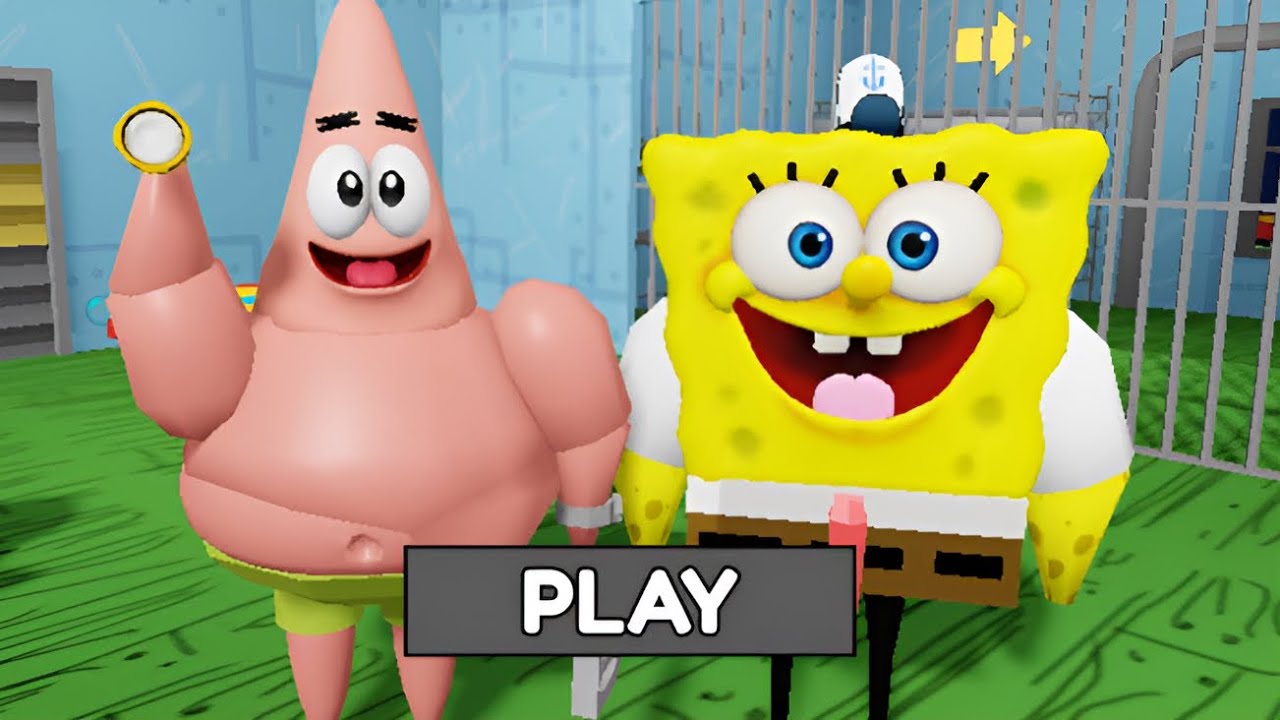 PATRICK STAR BARRY’S PRISON RUN | SPONGEBOB OBBY | ROBLOX #roblox # ...