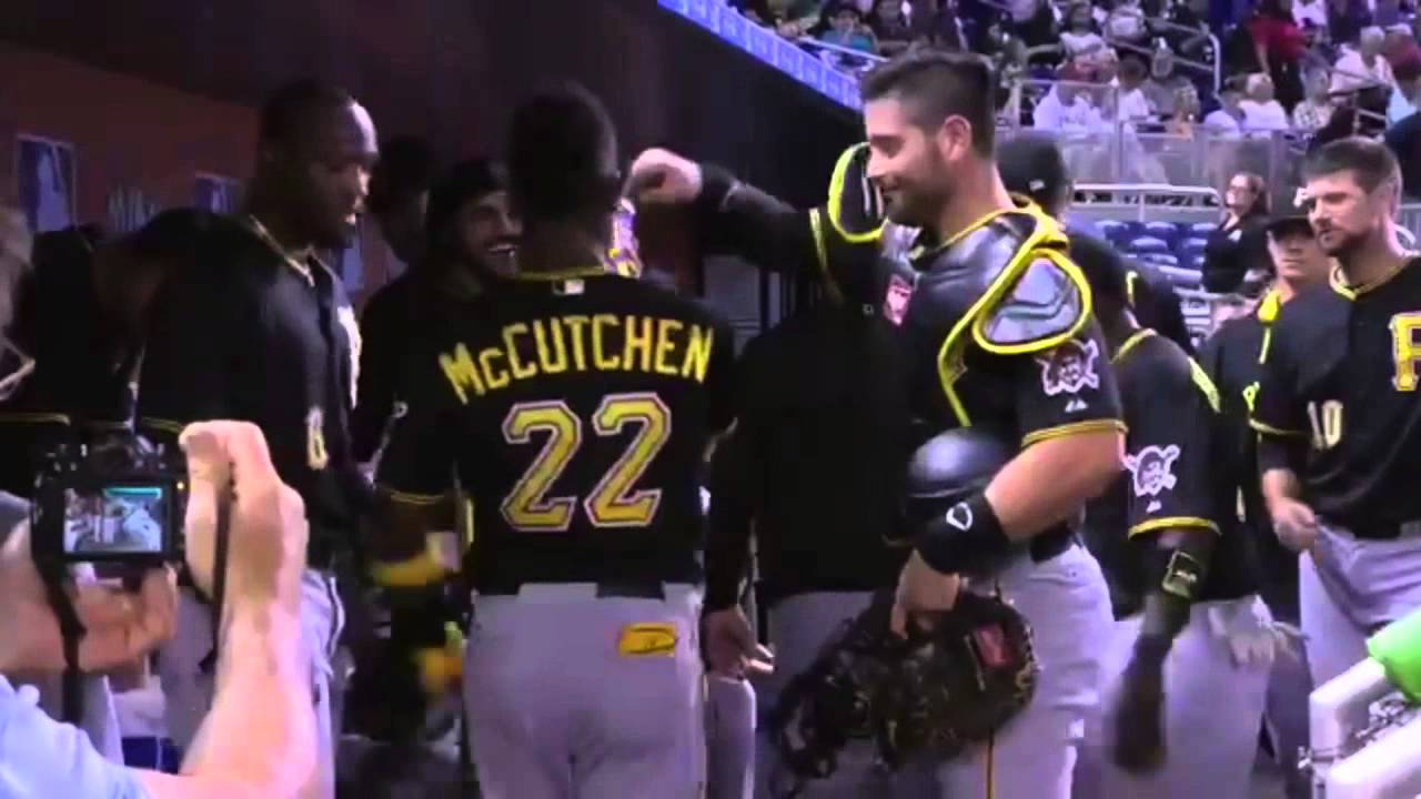 Pirates Dance Dugout! - YouTube