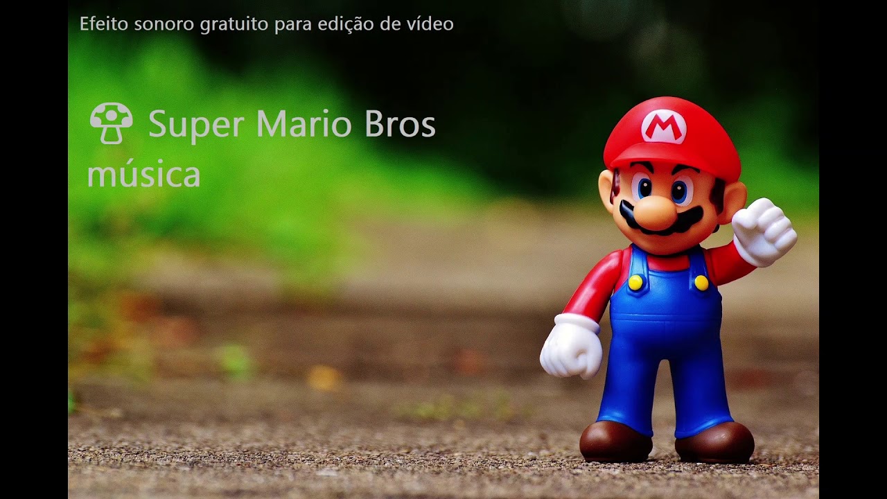 🍄 Super Mario Bros música - efeito sonoro gamer gratuito sem direitos ...