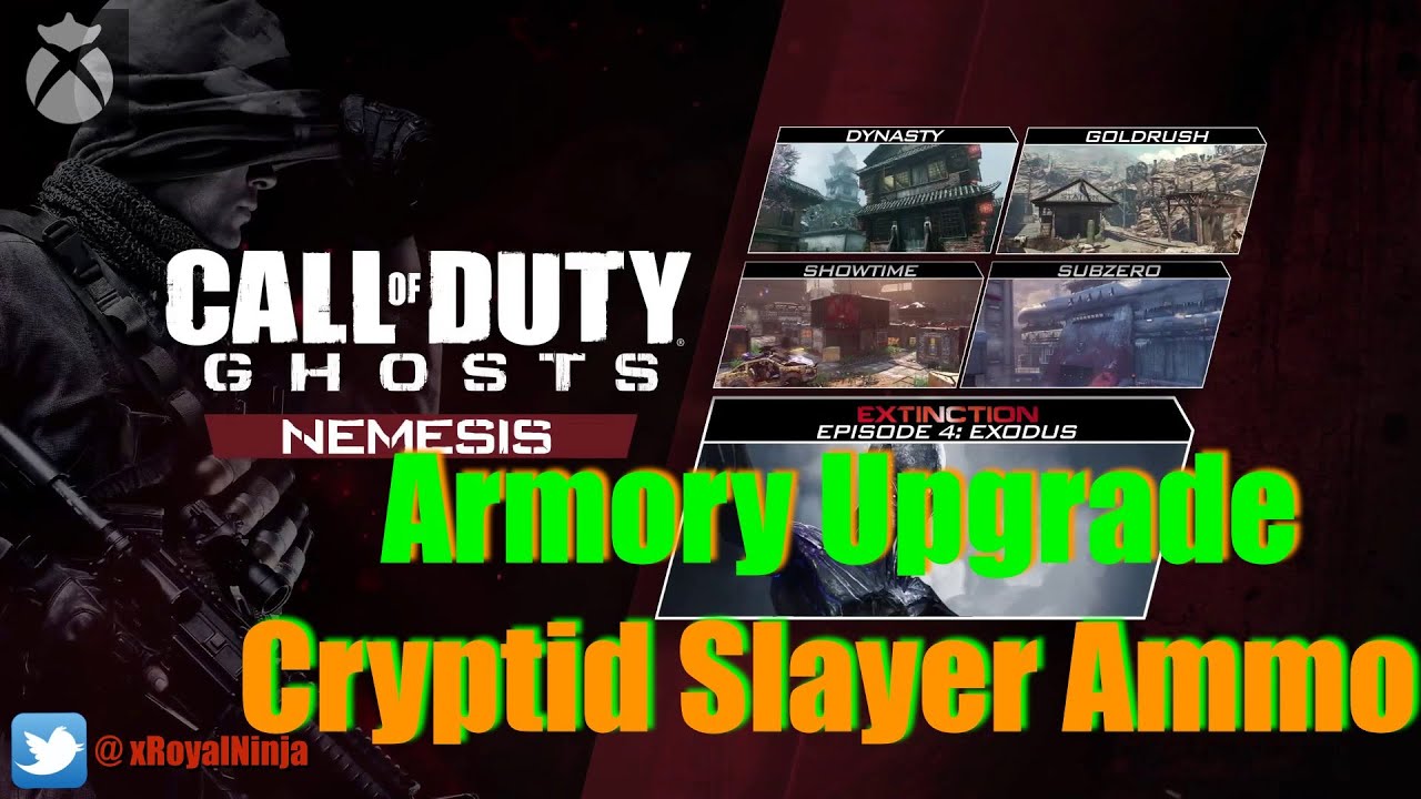COD Ghosts DLC Nemesis - NEW "Cryptid Slayer Ammo" (COD Extinction ...