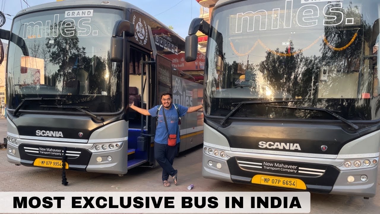 2 CRORE ki Most Unique Scania Multi Axle Bus 😍 | Delhi to Gwalior Bus ...