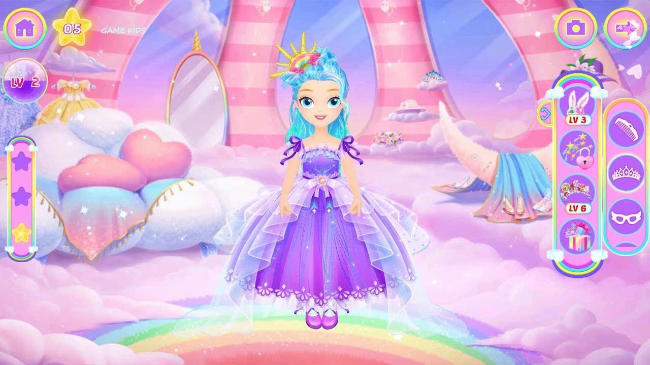 Công chúa cầu vồng Libby #Princess Libby Rainbow Unicorn /libby unicorn# game kids - YouTube