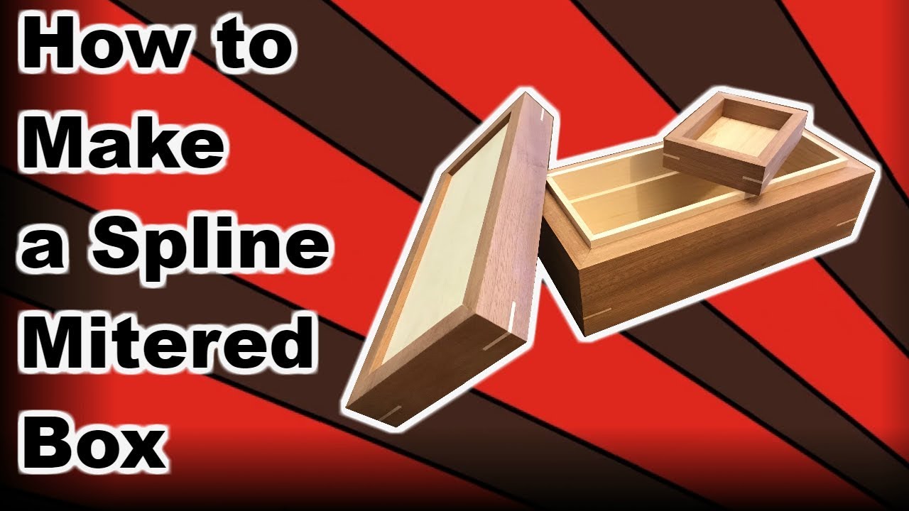 How to Make a Spline Mitered Box - YouTube