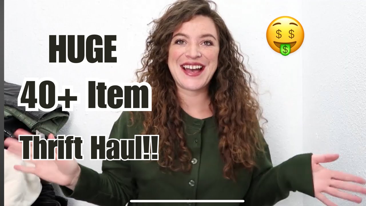 HUGE 40+ Item Thrift Haul!! So Many BOLO Brands To Resell On Poshmark ...