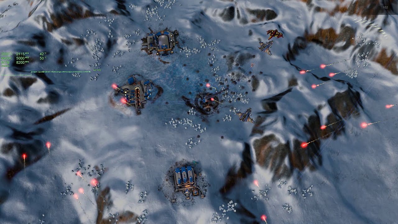 4K 2080 Ti Kingpin OC 2115 MHz, 9900K 5.0 GHz, Ashes of the Singularity ...