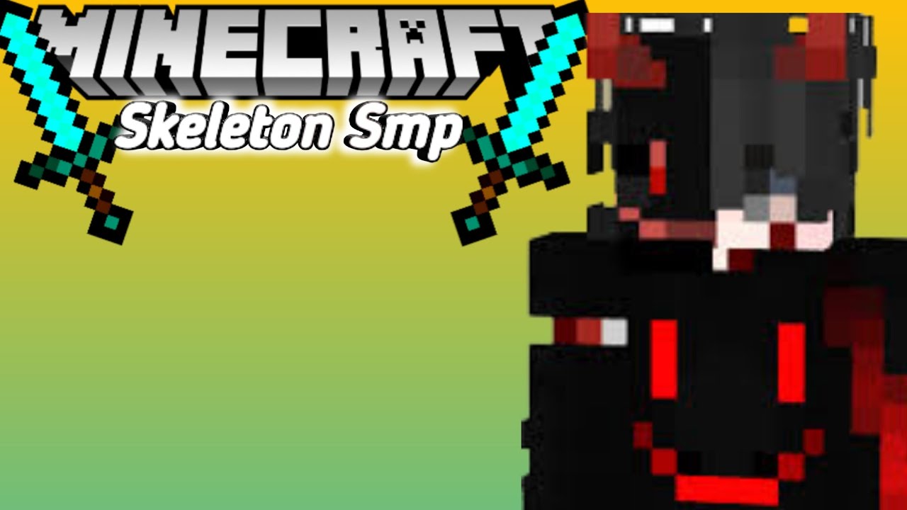 skeleton Smp Day 3 Two Hell Gamer #howtoholditemsinlefthandinminecraftpe - YouTube
