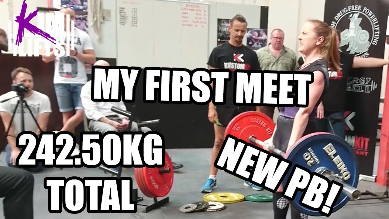 MY FIRST POWERLIFTING MEET- KIM LIFTS - YouTube