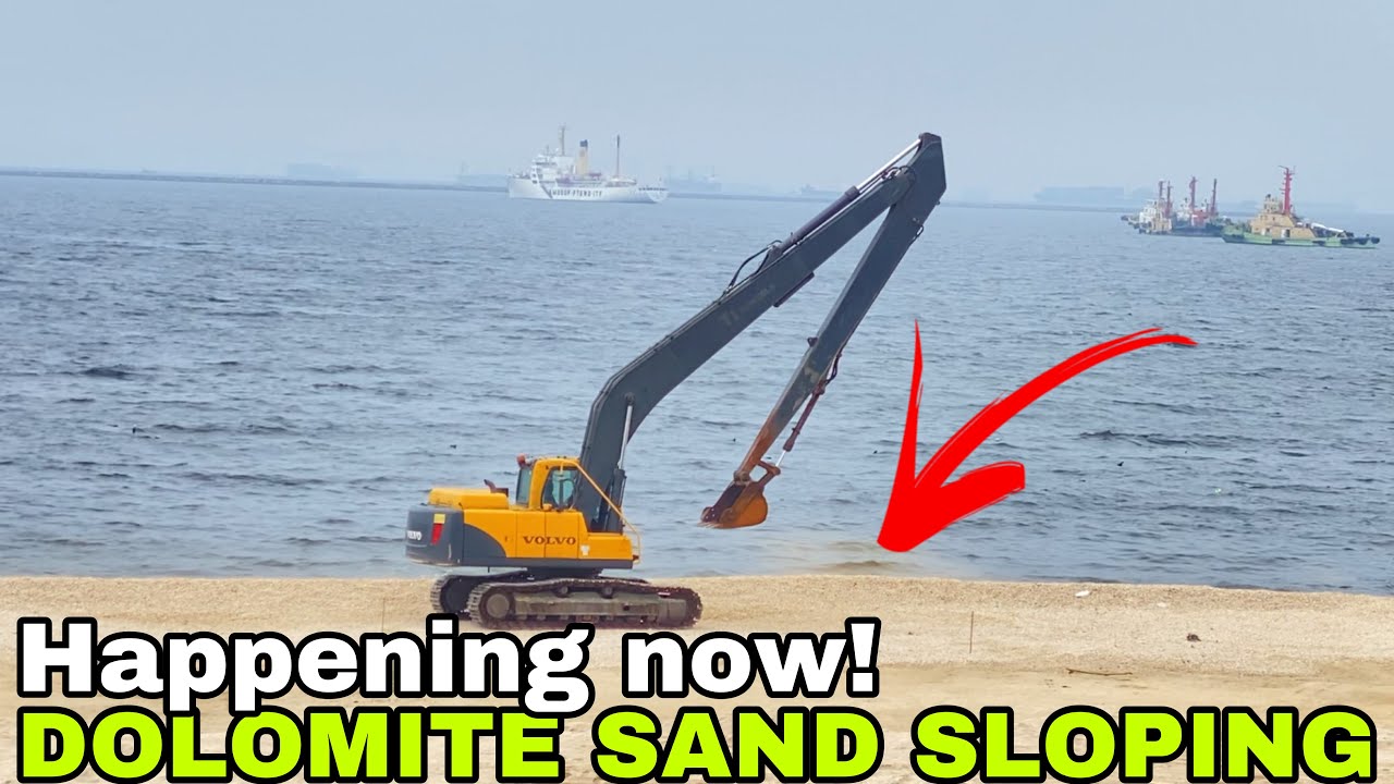 DOLOMITE SAND SLOPING MANILA BAY TODAY 06-08-2021 - YouTube