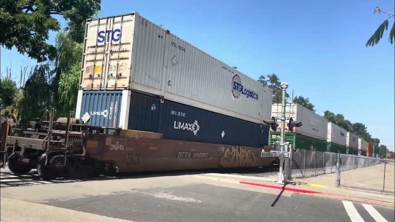 Up 7633 IOANP going through Pleasanton - YouTube