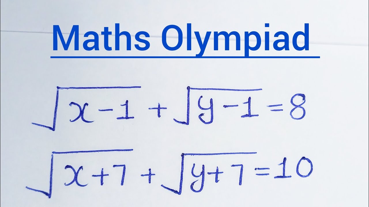 A wonderful Algebra Problem | advance Maths for Competitive Exams ...
