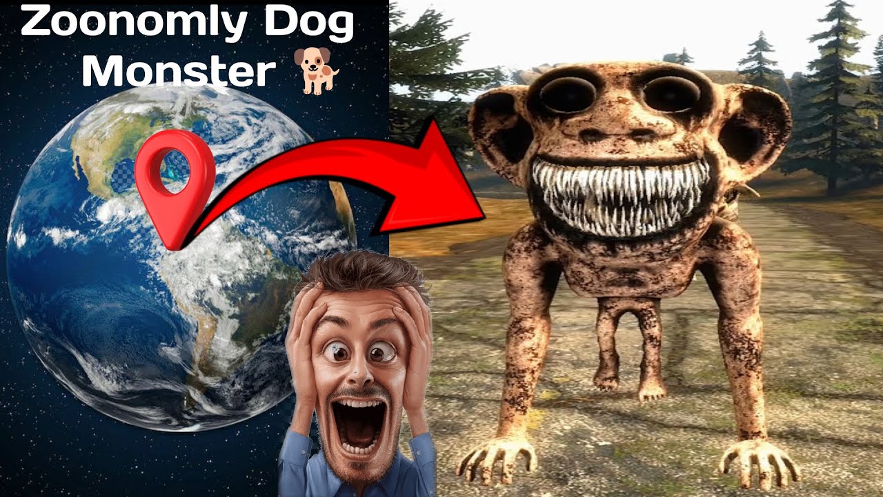 Zoonomly Dog Monster 🐕 on google earth and google map 🌎🗾#viral # ...