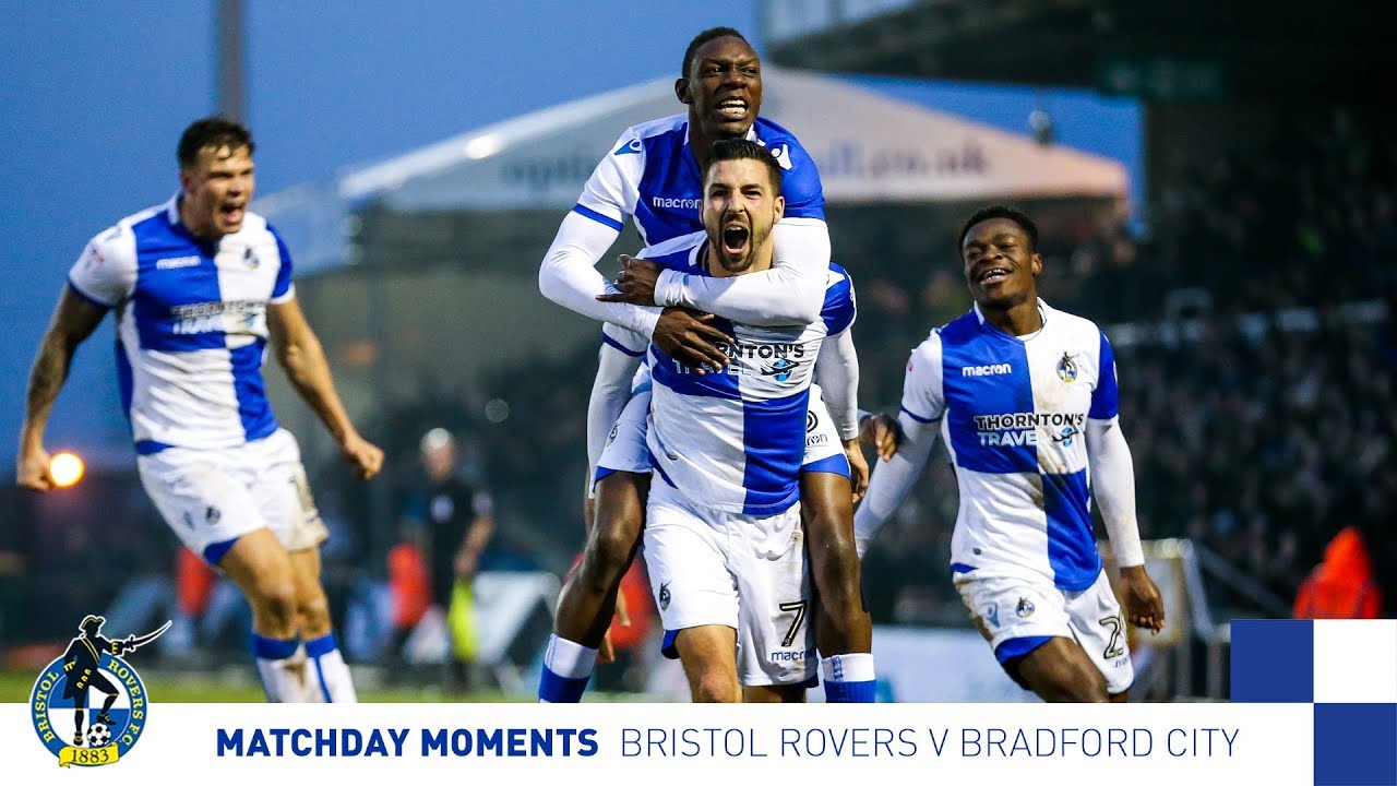 Matchday Moments: Bristol Rovers v Bradford - YouTube