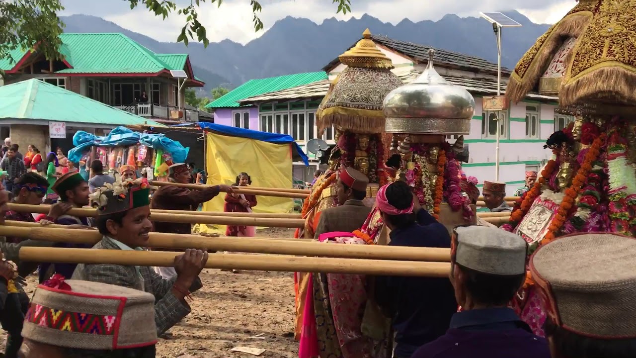 Traditional village festival in Kullu Valley. Devta - YouTube
