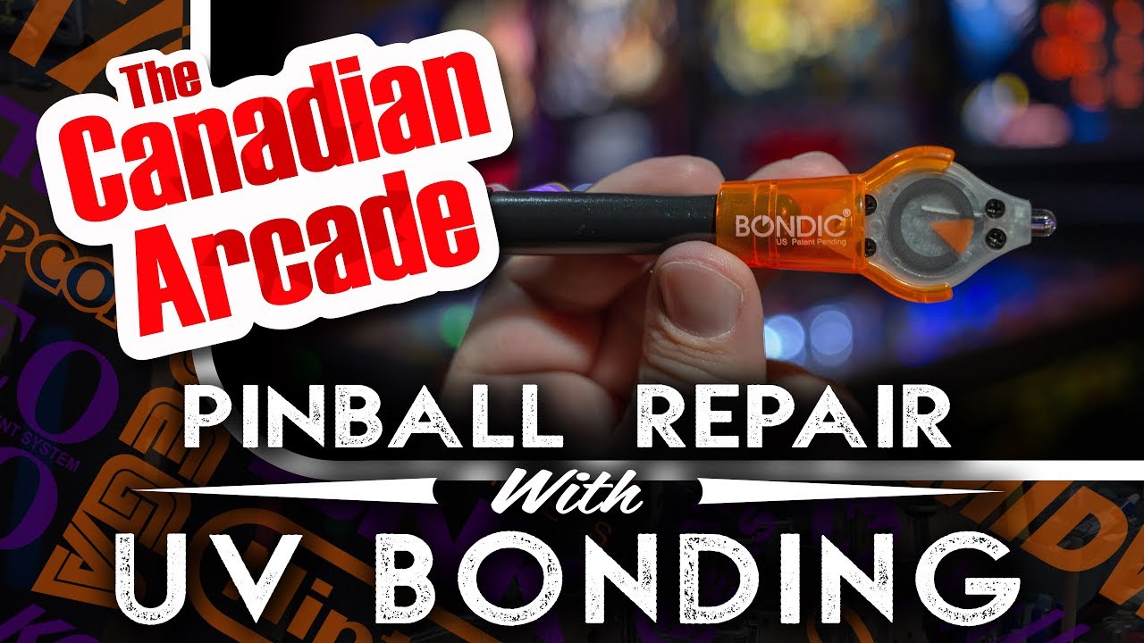 Repairing Pinball Machine Parts Using UV Glue. Will It Work?!? - YouTube