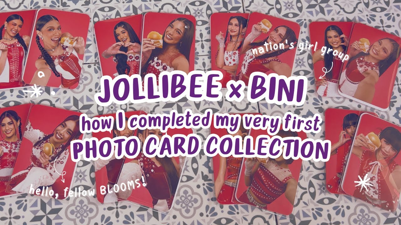 Jollibee x BINI Photo Cards - My first-ever photo card collection ...