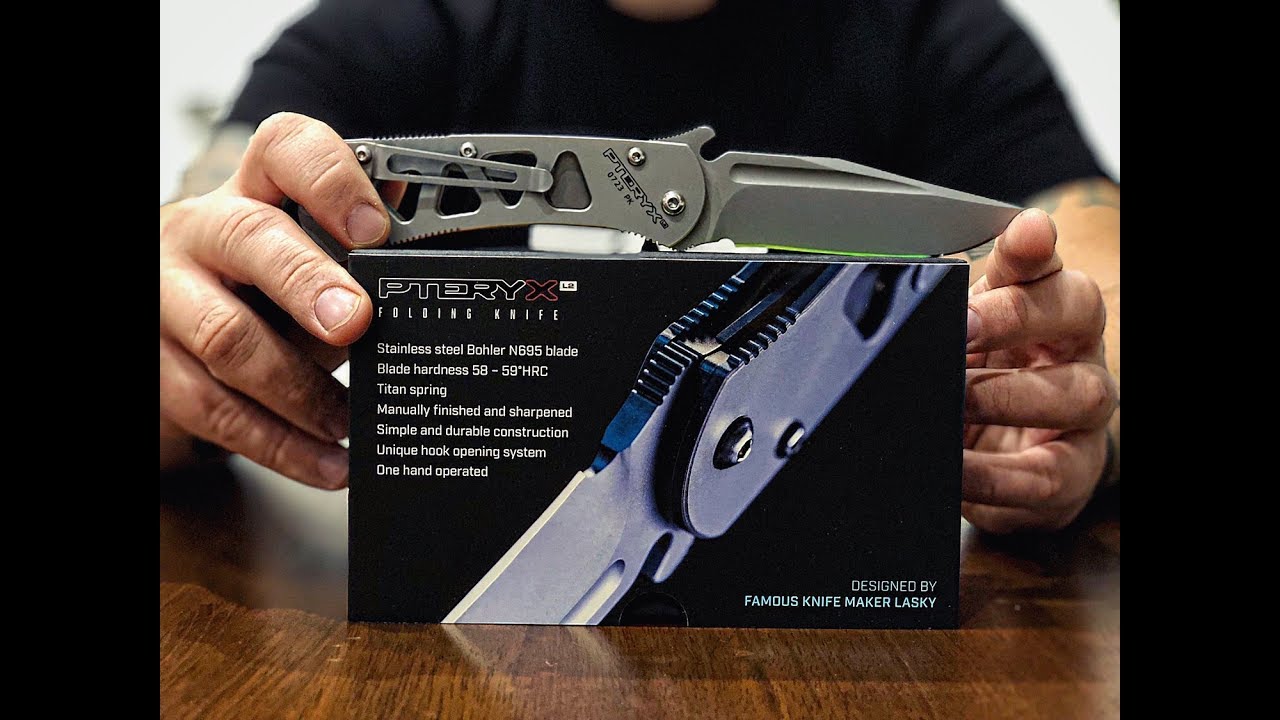 PTERYX L2 unboxing a predstavenie noža - YouTube