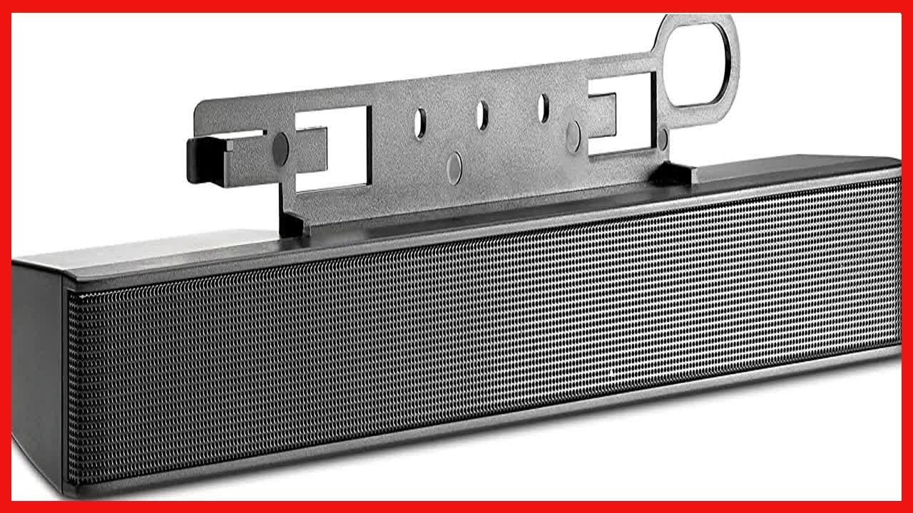 HP NQ576AA LCD Speaker Bar. - YouTube