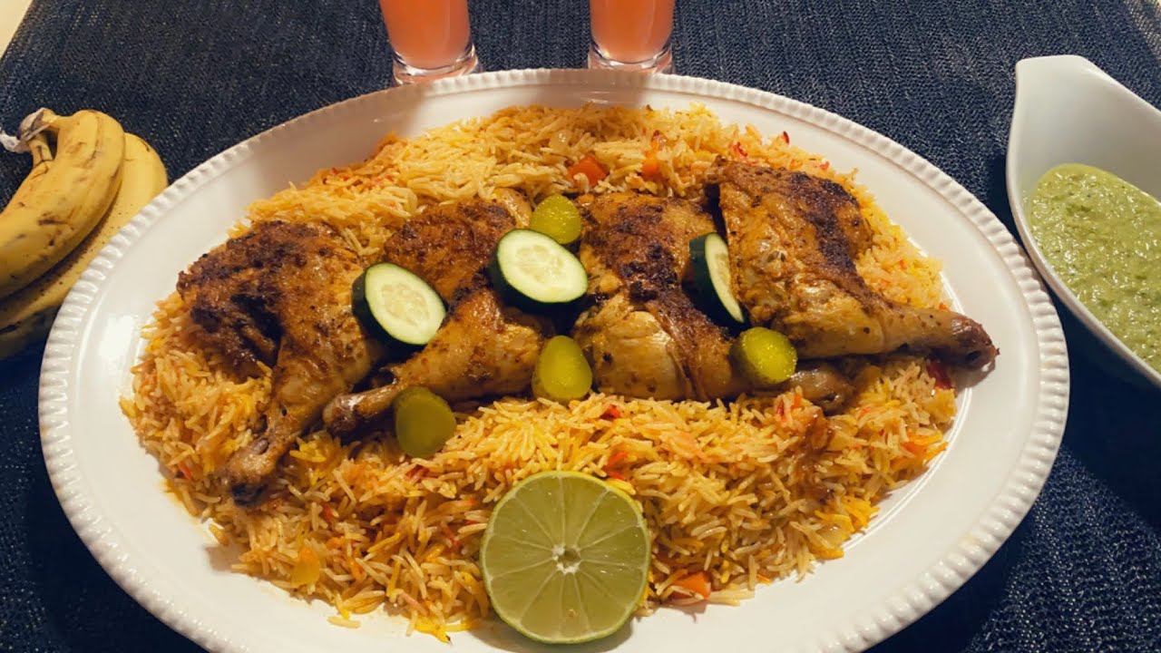 Qado Bariis iyo Digaag Aad Umacaan | Somali Foods- Chicken Rice - YouTube