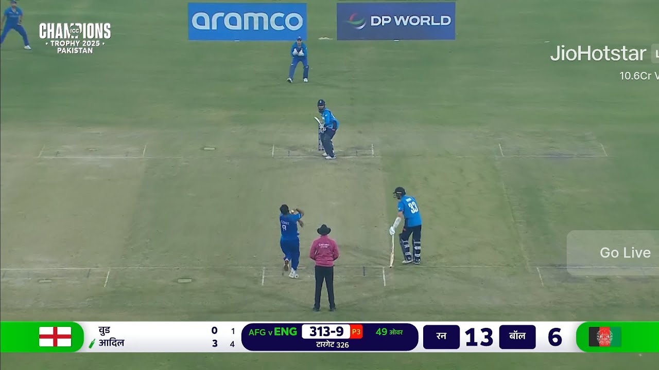 AFG vs ENG Last Over Full Drama Match Highlight | ENG vs AFG Champions ...
