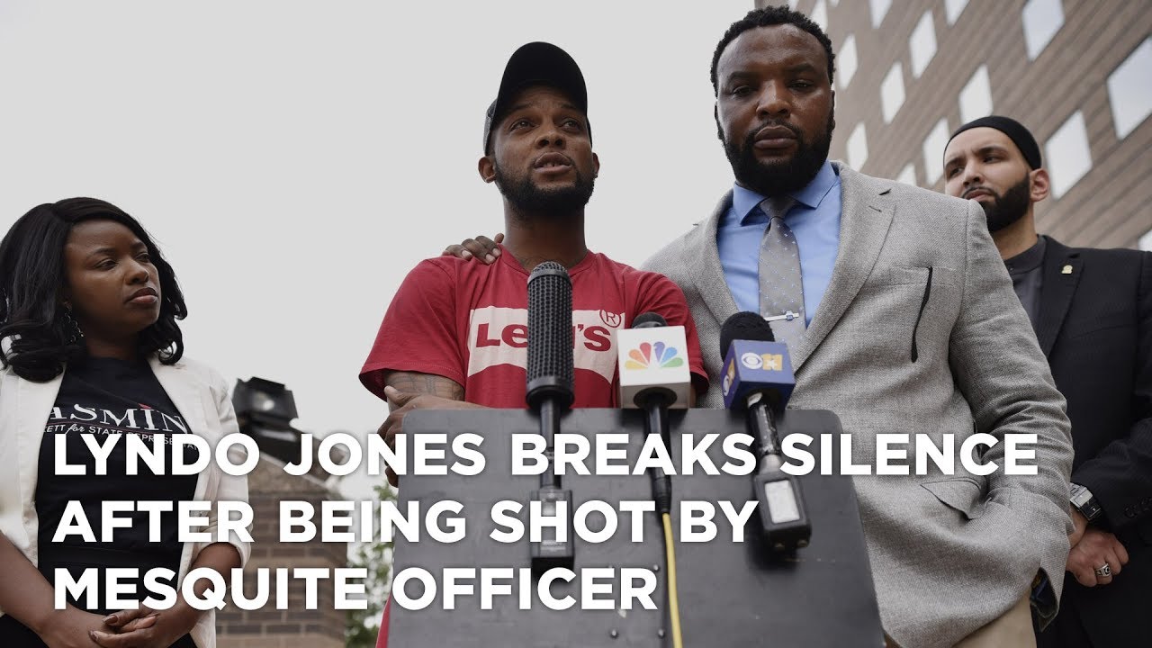 Lyndo Jones breaks silence after being shot by former Mesquite Officer ...