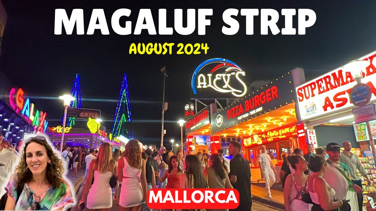 The BUSIEST time of year on Magaluf Strip, Majorca in 2024 - YouTube
