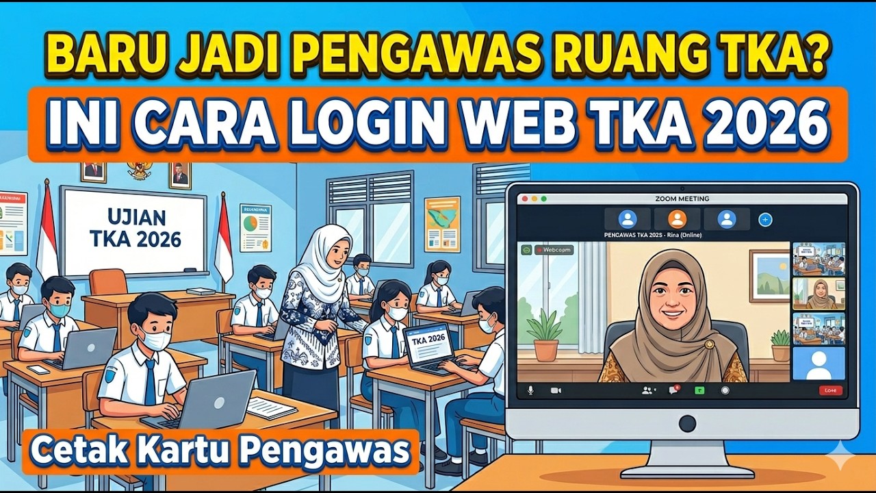 Baru Jadi Pengawas Ruang TKA? Ini Cara Login Web TKA 2026 - YouTube