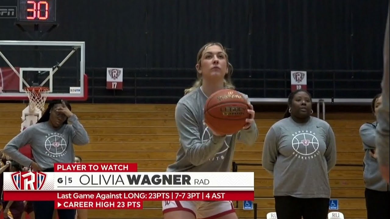 Olivia Wagner | Radford vs. Winthrop 1/13/24 - YouTube