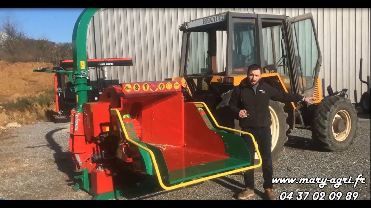 Présentation technique du broyeur PDF 23cm MARY AGRI - YouTube