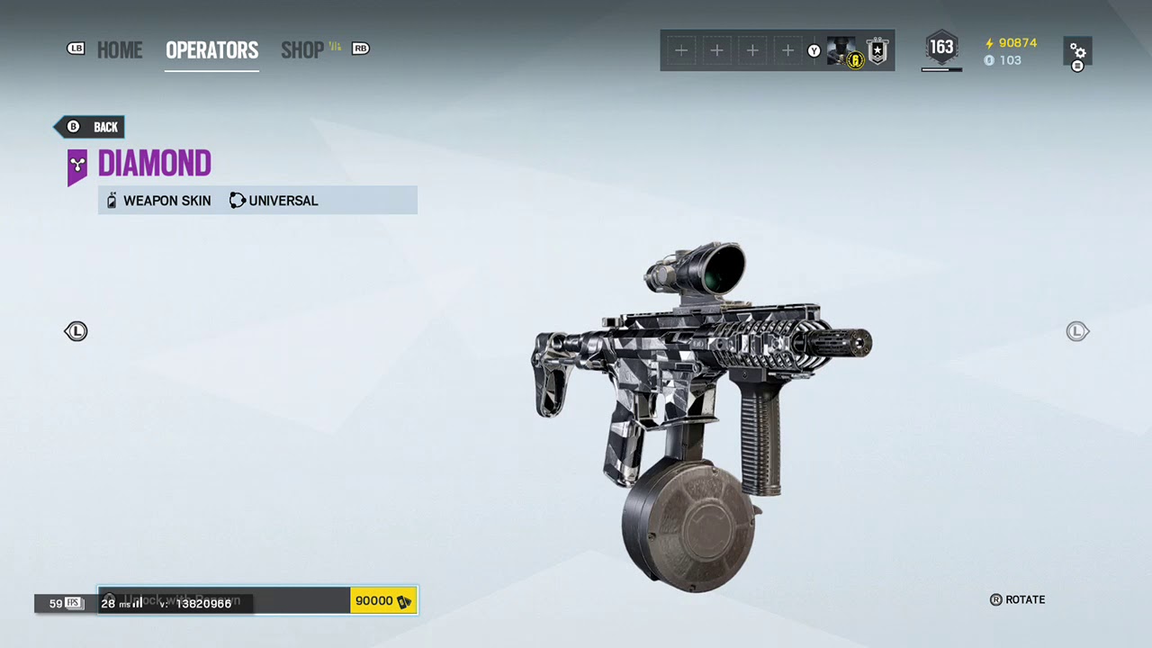 Buying The Diamond Skin In R6S - YouTube