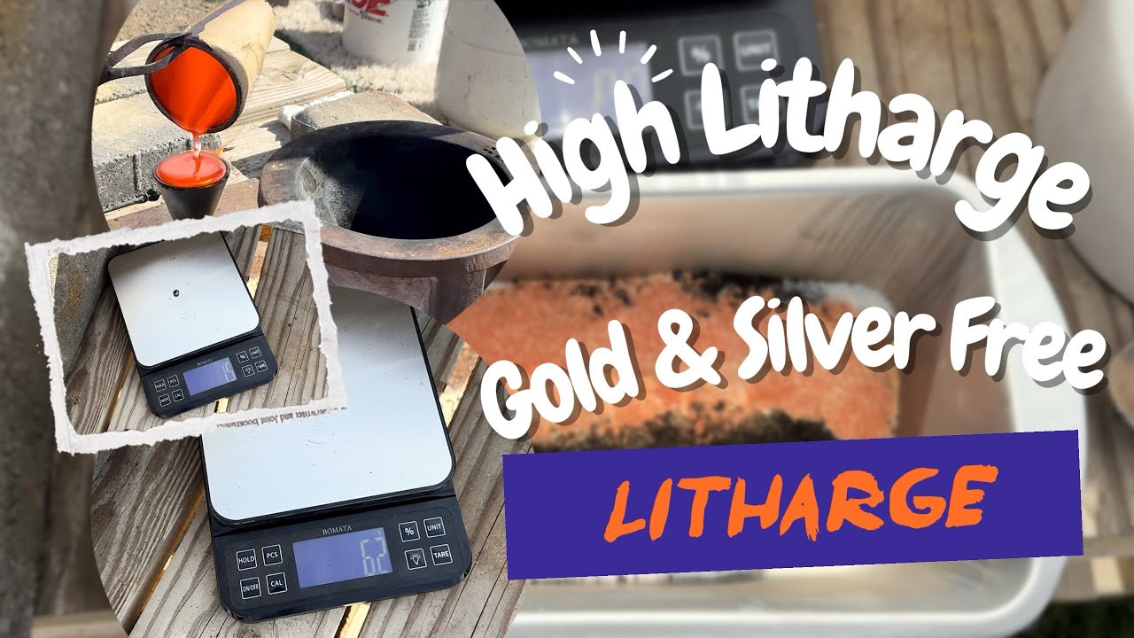 High Litharge vs Gold & Silver Free Litharge - YouTube