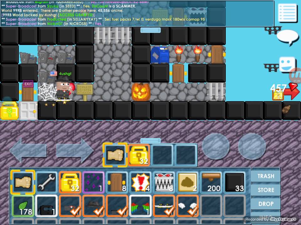 How to duplicate world locks in growtopia - YouTube