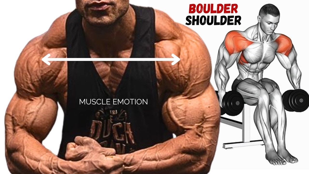 5 BEST SHOULDERS WORKOUT WITH DUMBELLS BARBELL MACHINE AND CABLE AT GYM ...