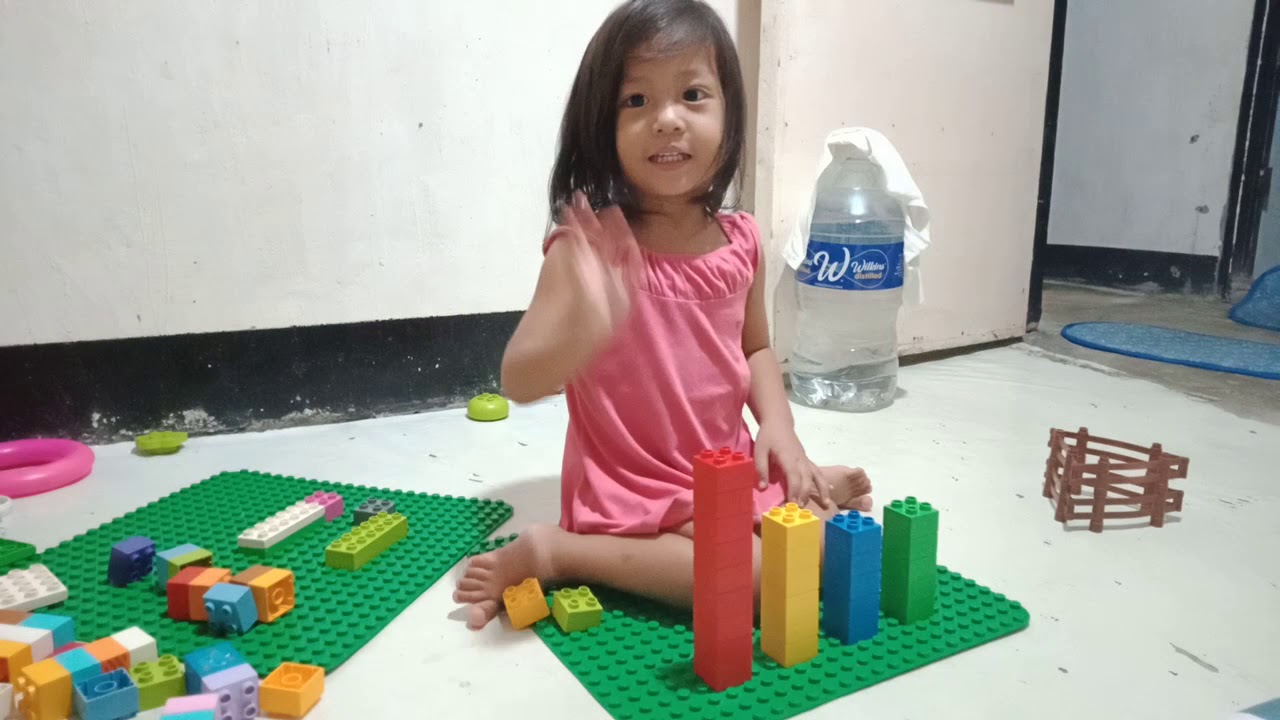 Playing Lego Bricks || Color Recognition for Kids || Color Sorting ...
