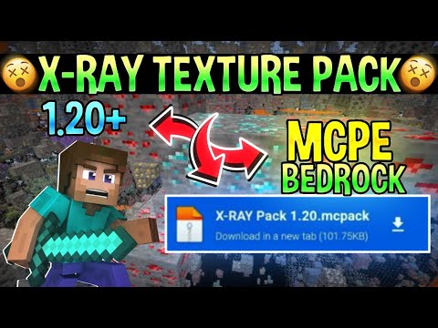 X-RAY Texture Pack For MCPE/Bedrock 1.20 👁️|| X-Ray Mod For Minecraft ...