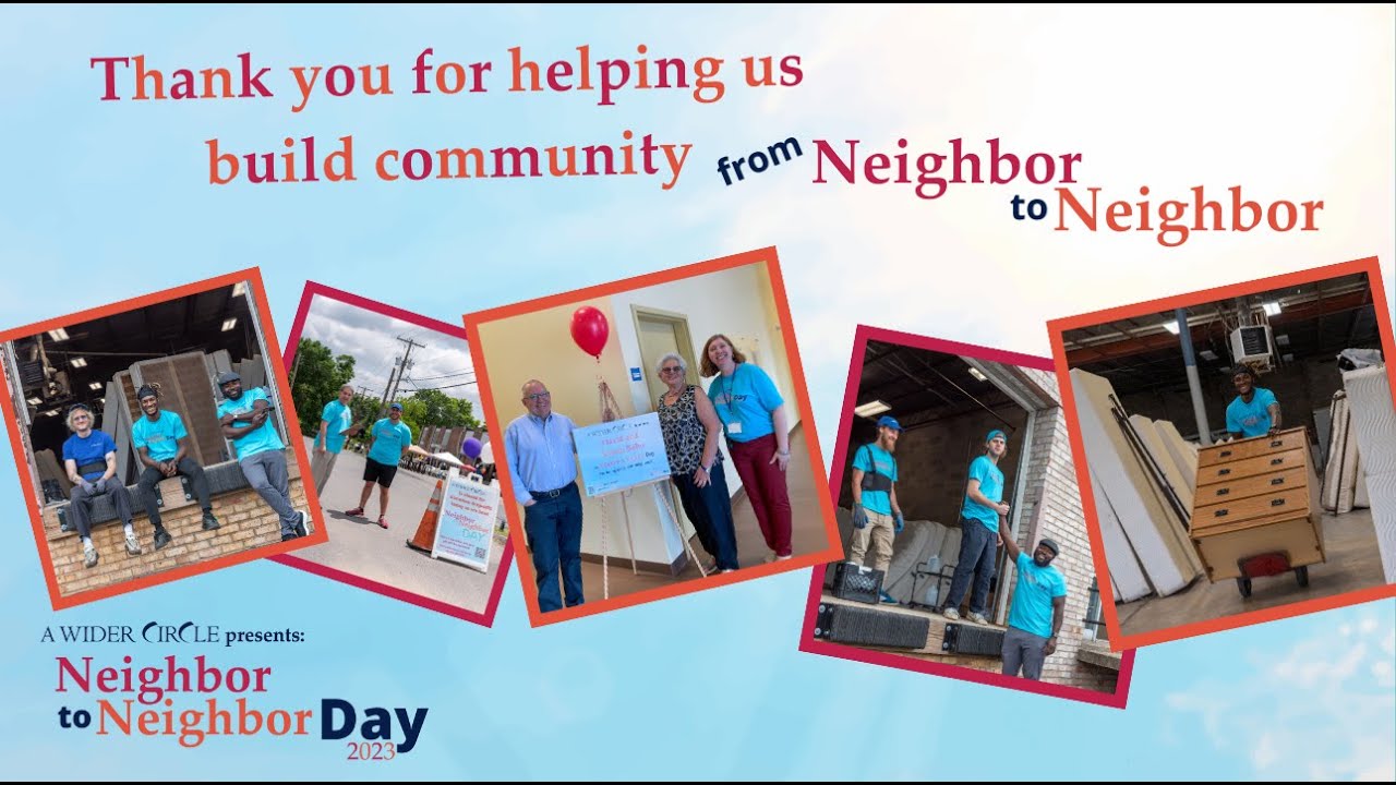 Thank you for joining us for Neighbor to Neighbor Day 2023! - YouTube