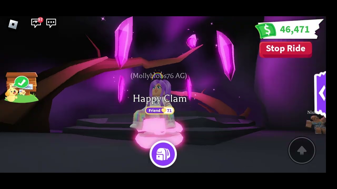 Mega Neon Happy Clam @PlayAdoptMe #adoptme #adoptmetrades #neons # ...