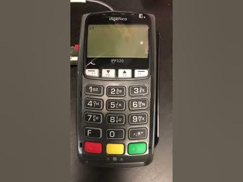 How to reset a ingenico ipp320 credit card device . #ingenico #creditcard #money - YouTube