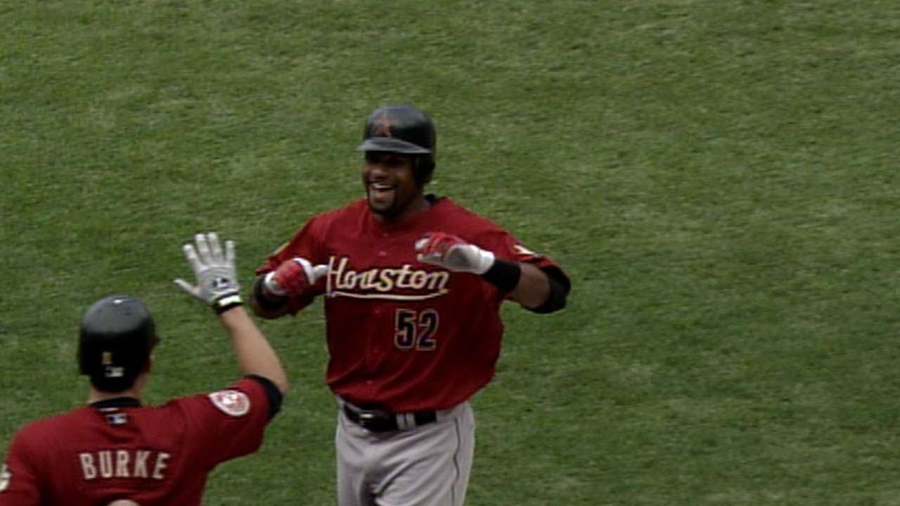 Charlton Jimerson ruins Cole Hamels' perfect game with his first MLB ...