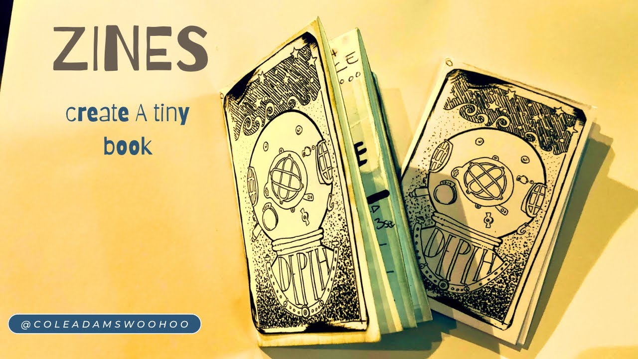 Zines- teeny tiny books! - YouTube