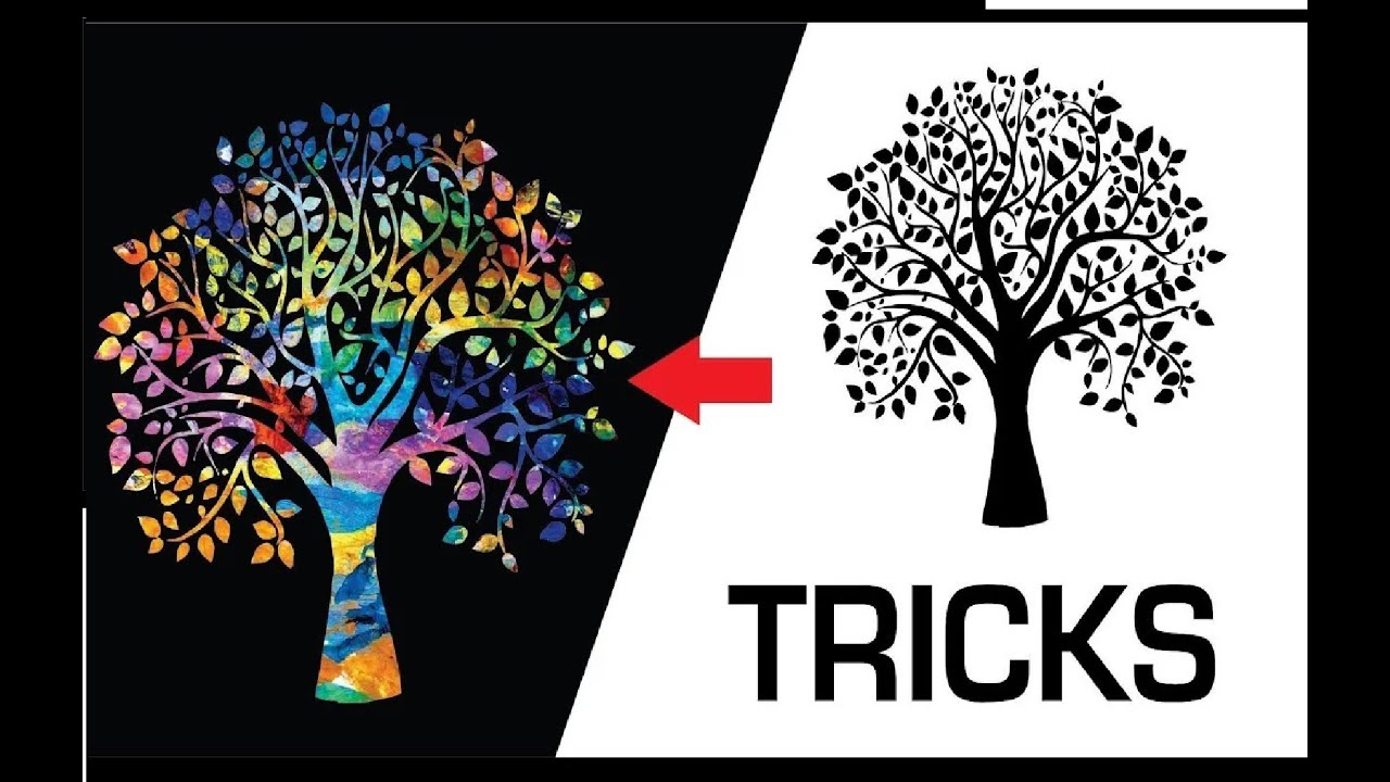 How to Create an Abstract Tree Using Coreldraw - YouTube