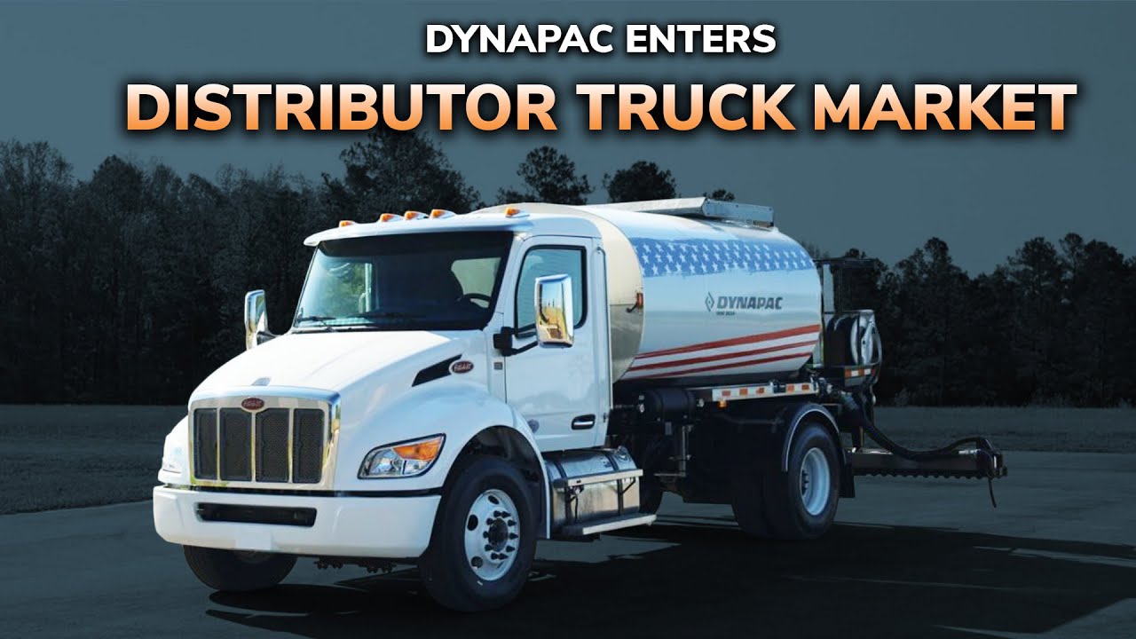 A Closer Look: Dynapac Unveils DT2000 Distributor Truck - YouTube