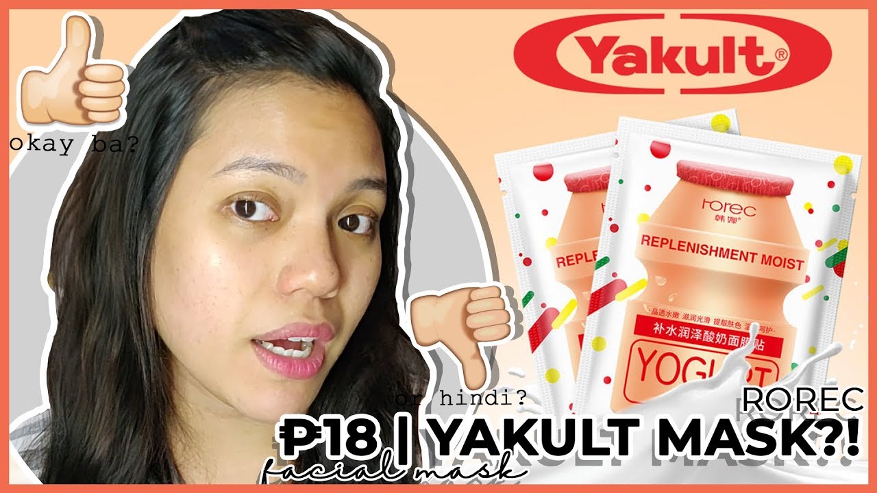 YAKULT FACIAL MASK? | Rorec Yogurt mask | Maganda ba? - YouTube