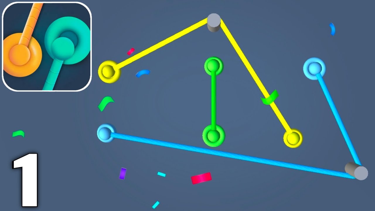 Color Rope - Connect Puzzle Game - Gameplay Walkthrough Part 1 All ...
