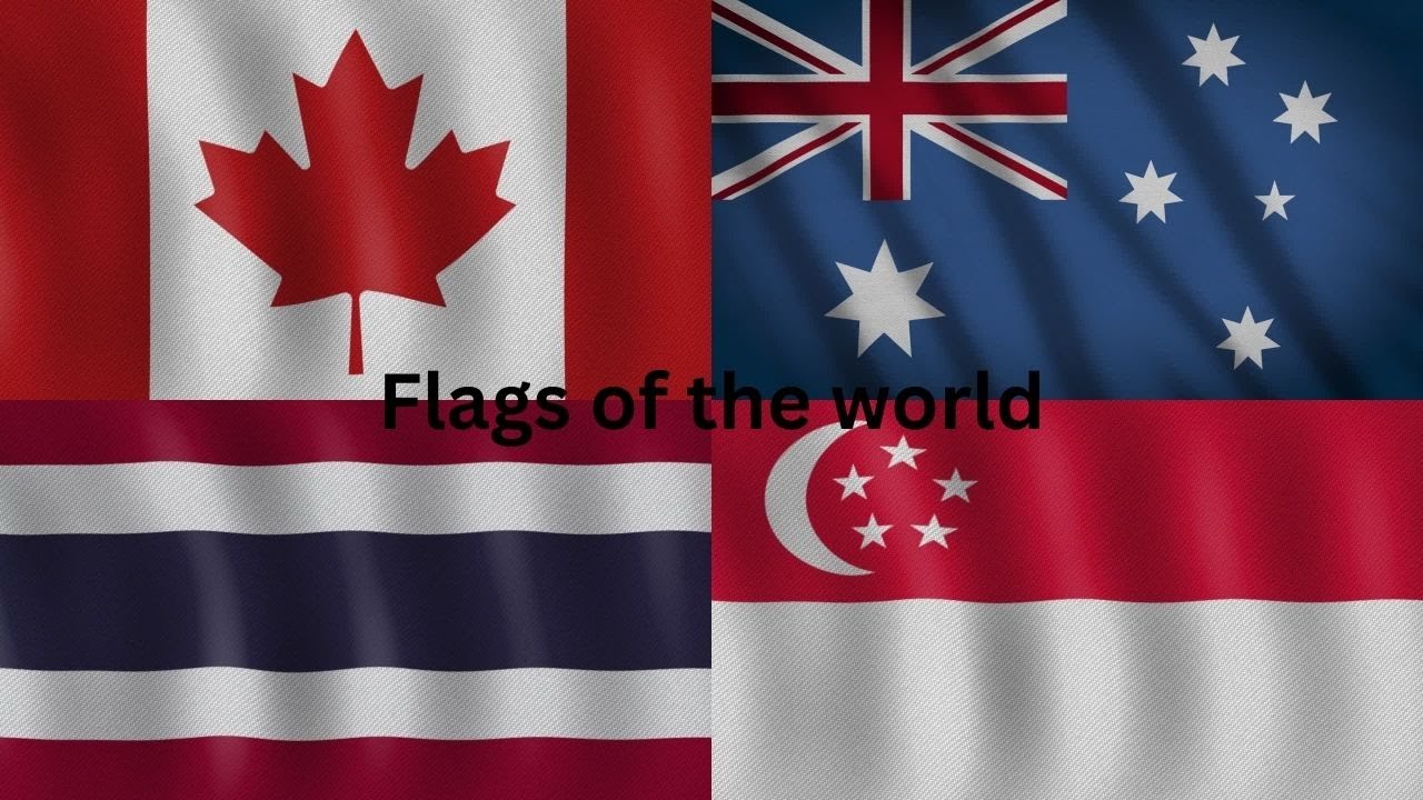 COUNTRY FLAGS OF THE WORLD for Children - Learn Flags for Kids ...